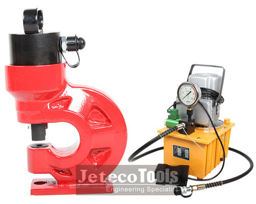 China Jeteco Tools electric motor hydraulic pump operated CH-60 hydraulic hole punch machine supplier