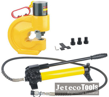 China Hydraulic hand pump operated CH-70 hydraulic punch, portable hydraulic hole puncher machine for hole punching in steel supplier
