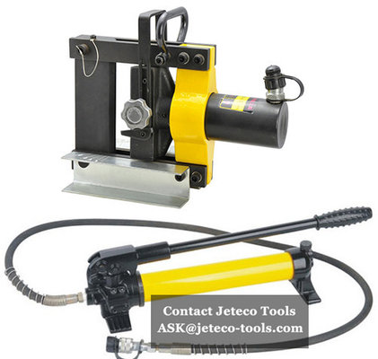 China CP-700 hydraulic hand pump operated CB-150D hydraulic busbar bender tool, portable hydraulic plate bending machine supplier