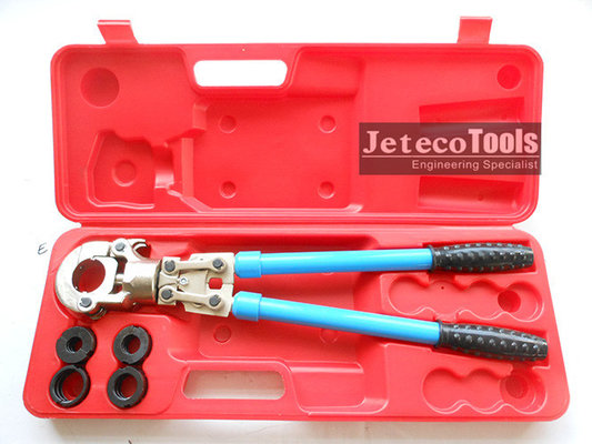 China JLD-1632 manual hand press pipe tool, for pipe crimping 16-32mm, Jeteco Tools brand pipe clamping tool supplier