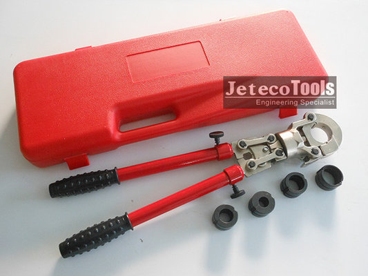 China CW-1632 manual hand type pex pipe crimping tool, for pipe tube crimping 16-32mm, Jeteco Tools brand pipe fitting tool supplier